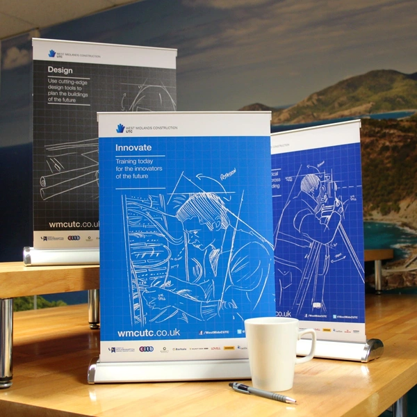 Emblem Desktop Roller Banner | Blaby Print